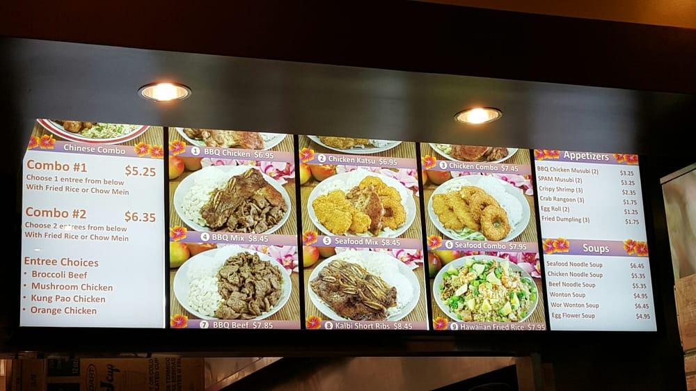 Menu at Wok & Grill restaurant, Chino