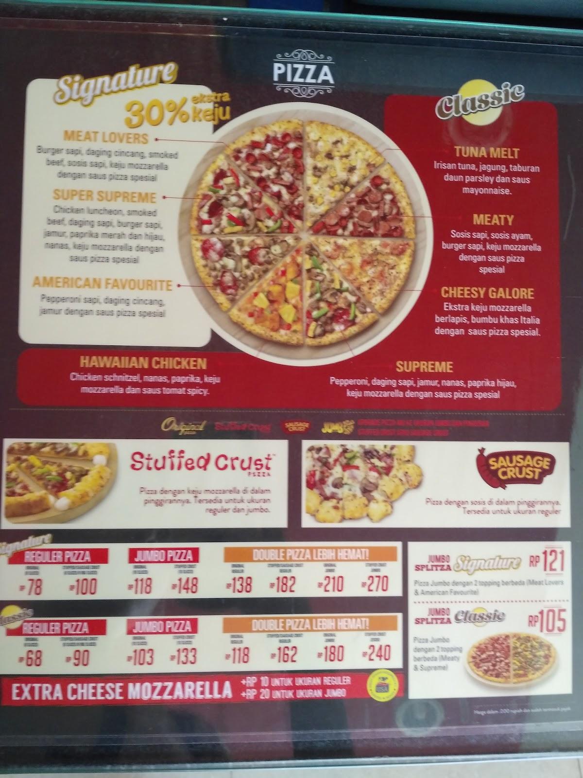 Menu at Pizza Hut Delivery - PHD Indonesia pizzeria, Bogor, Jalan KH ...