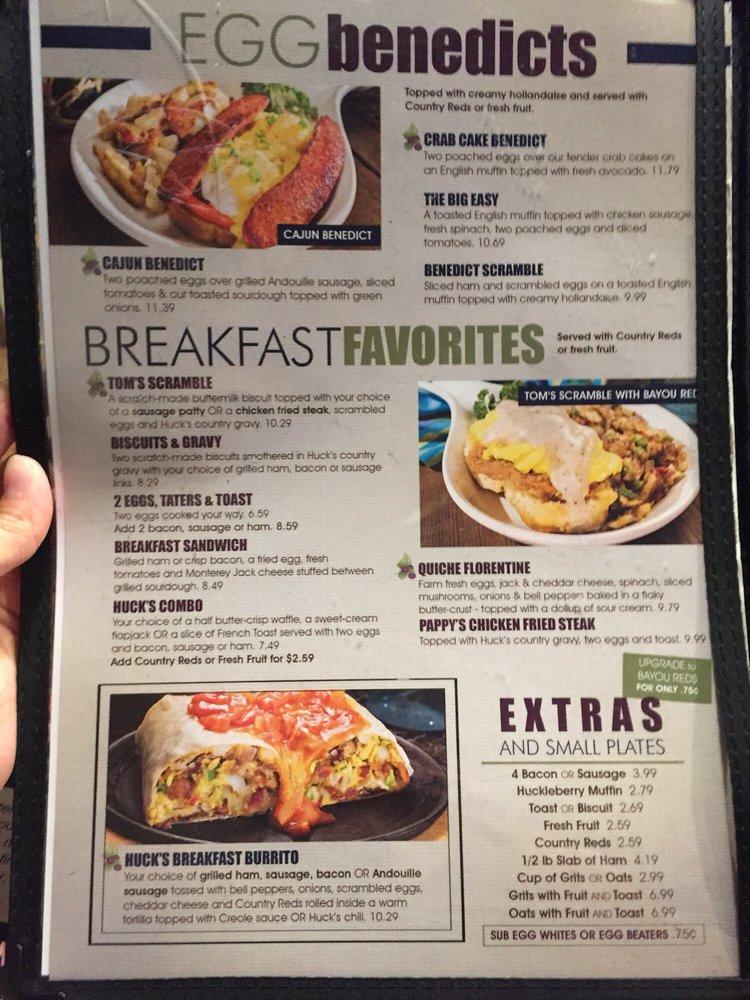 Menu at Huckleberry's Breakfast & Lunch restaurant, Sacramento, Arena ...