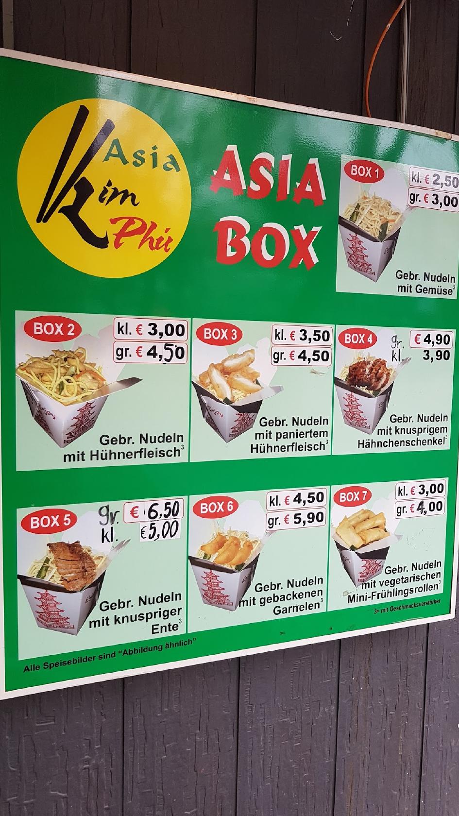 Menu at Asia Imbiss Kim Phu pub & bar, Dortmund
