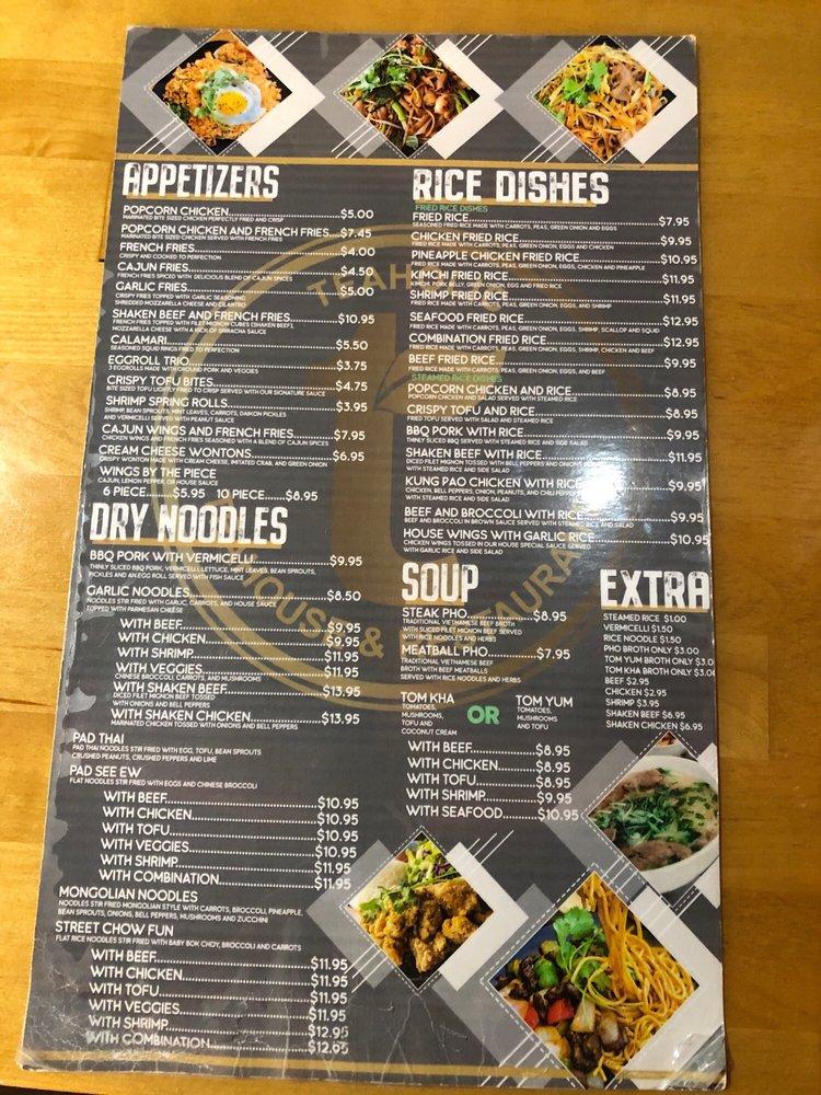 Menu at Teaholic Teahouse & Restaurant, Highland Village