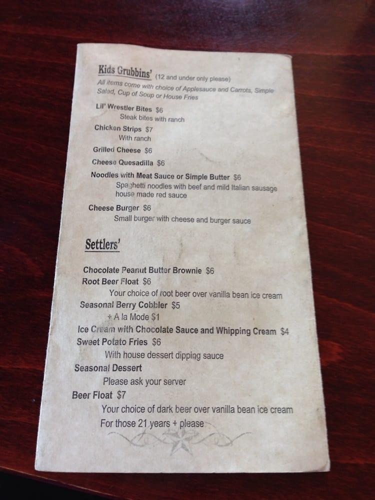 Menu at Clock Tower Ales pub & bar, The Dalles
