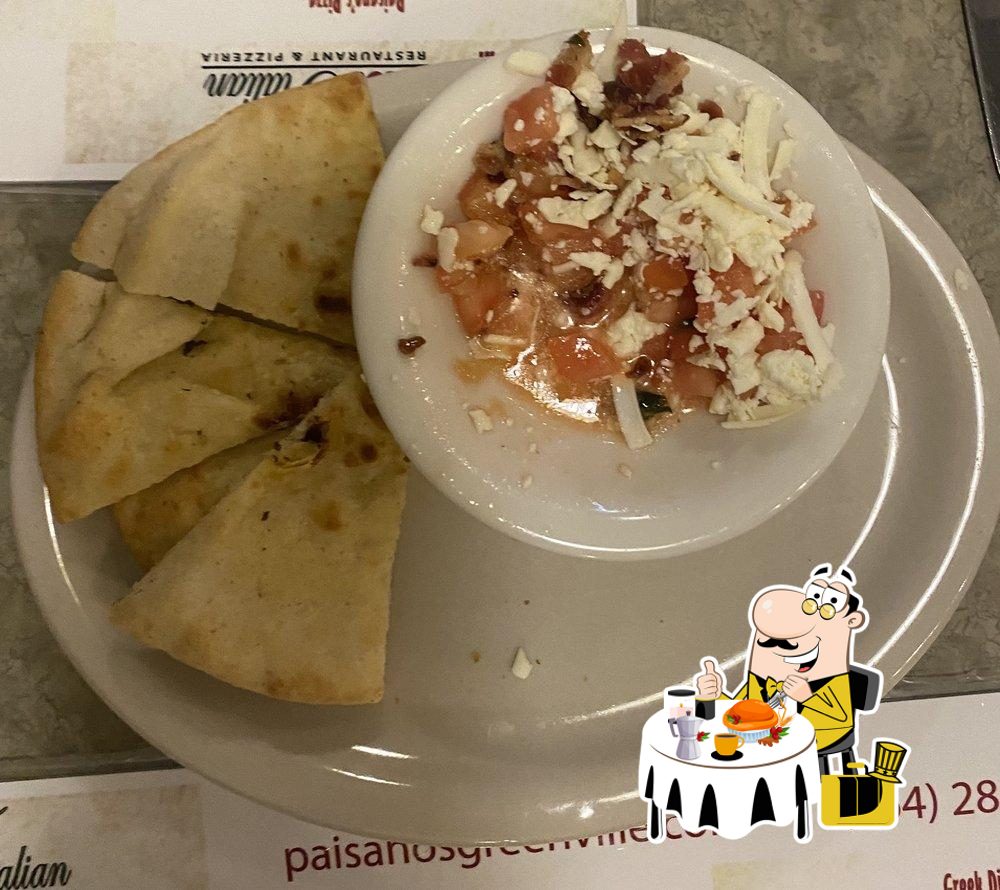 Paisano's Italian Restaurant & Pizzeria in Greer - Restaurant menu and ...