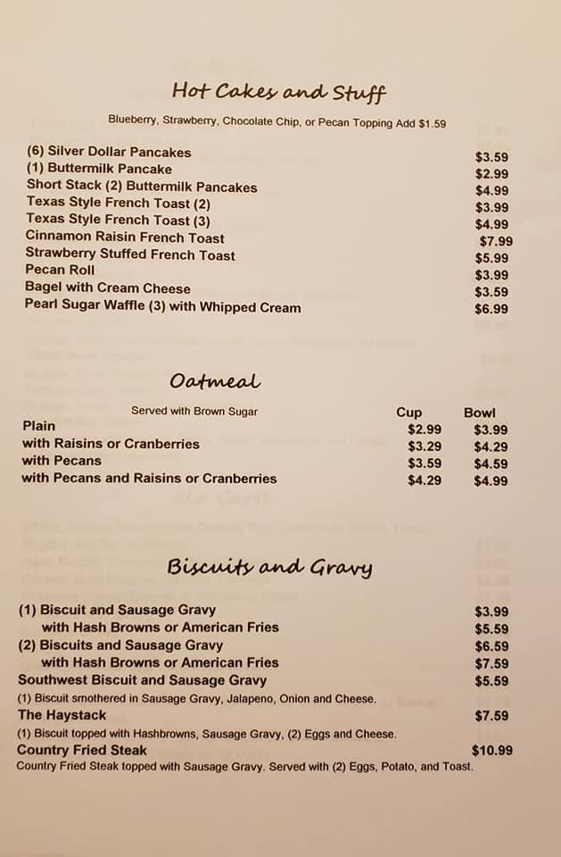 Menu at Corner Cafe, Sturgis, 200 W Chicago Rd