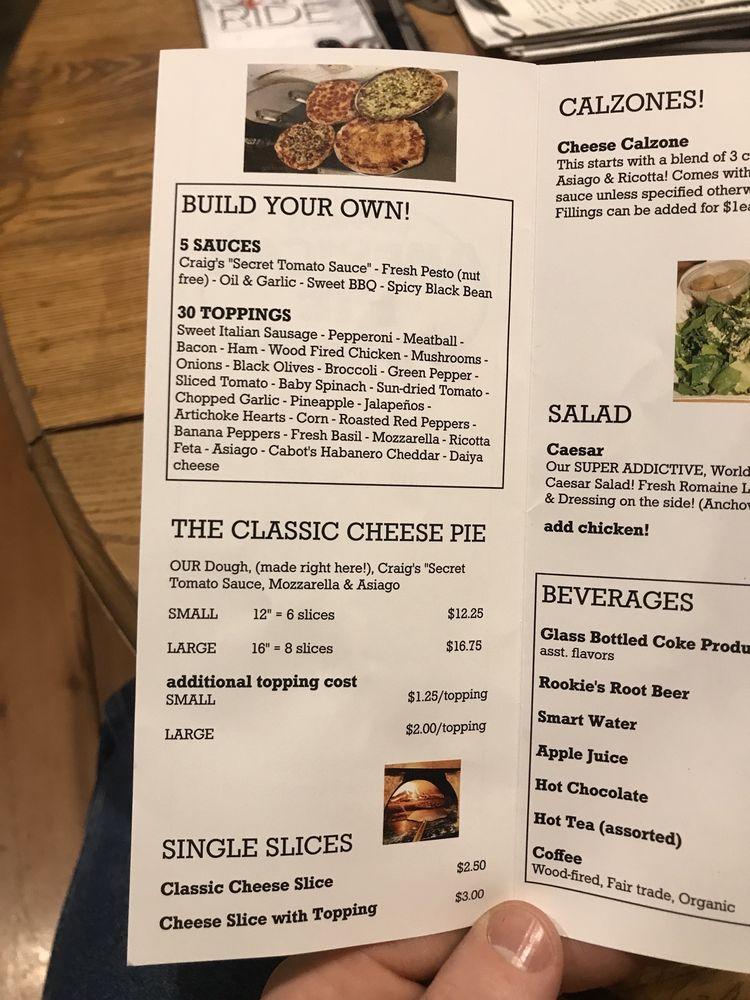 Menu at Goodman's American Pie pub & bar, Ludlow, 5 Lamere Sq
