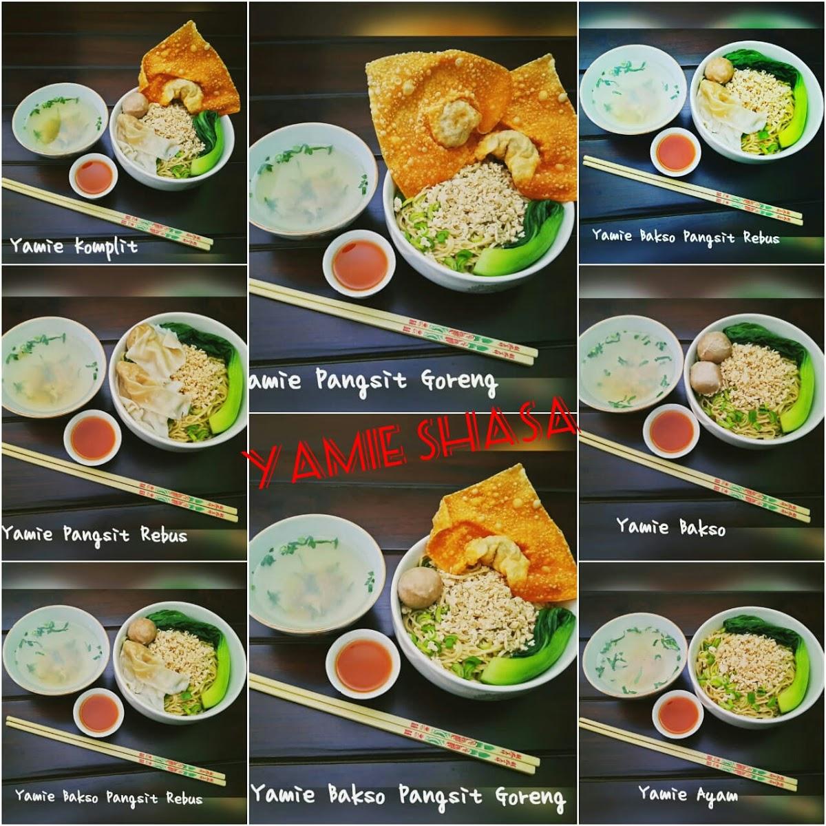Menu at Yamie Shasa Chinese Food restaurant, Tamanmartani