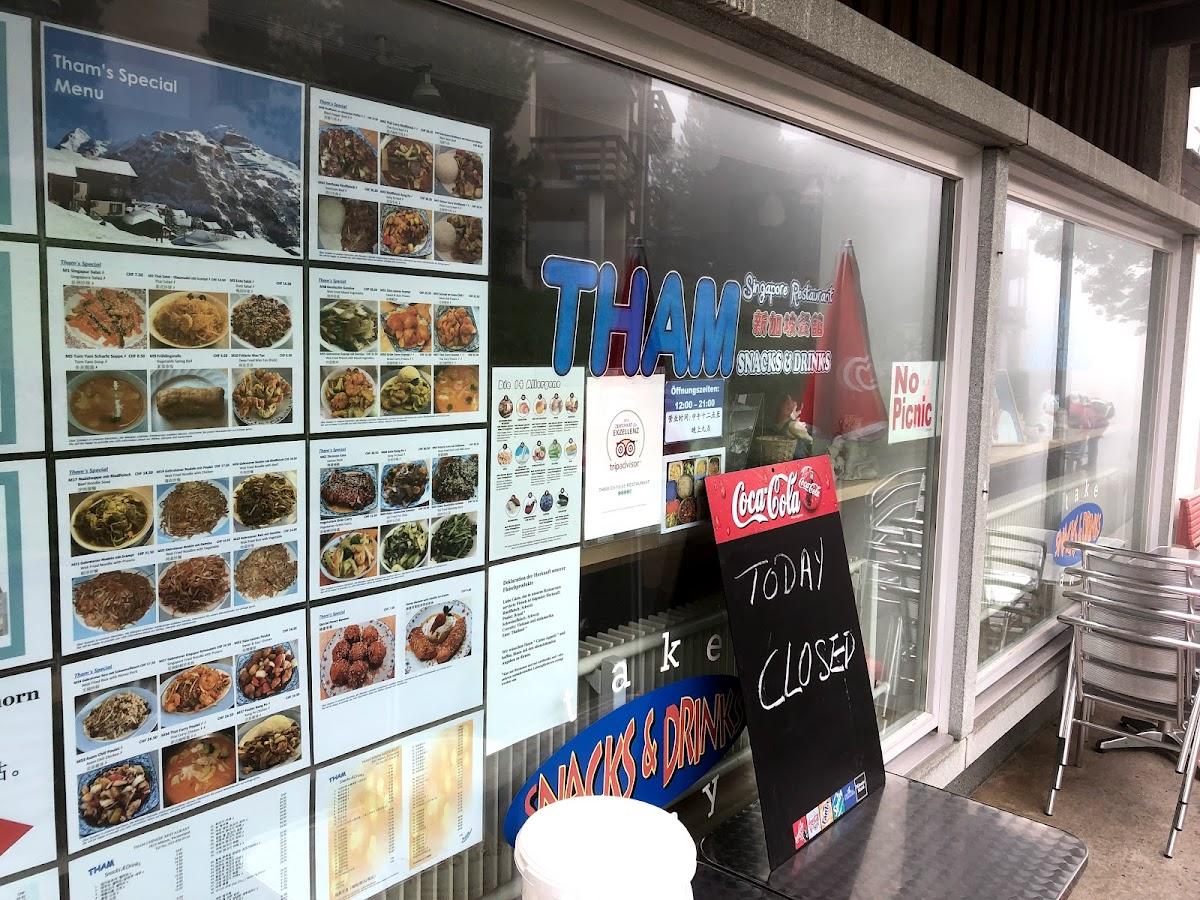 Menu da Tham Restaurant, Lauterbrunnen, Rouft 1067A
