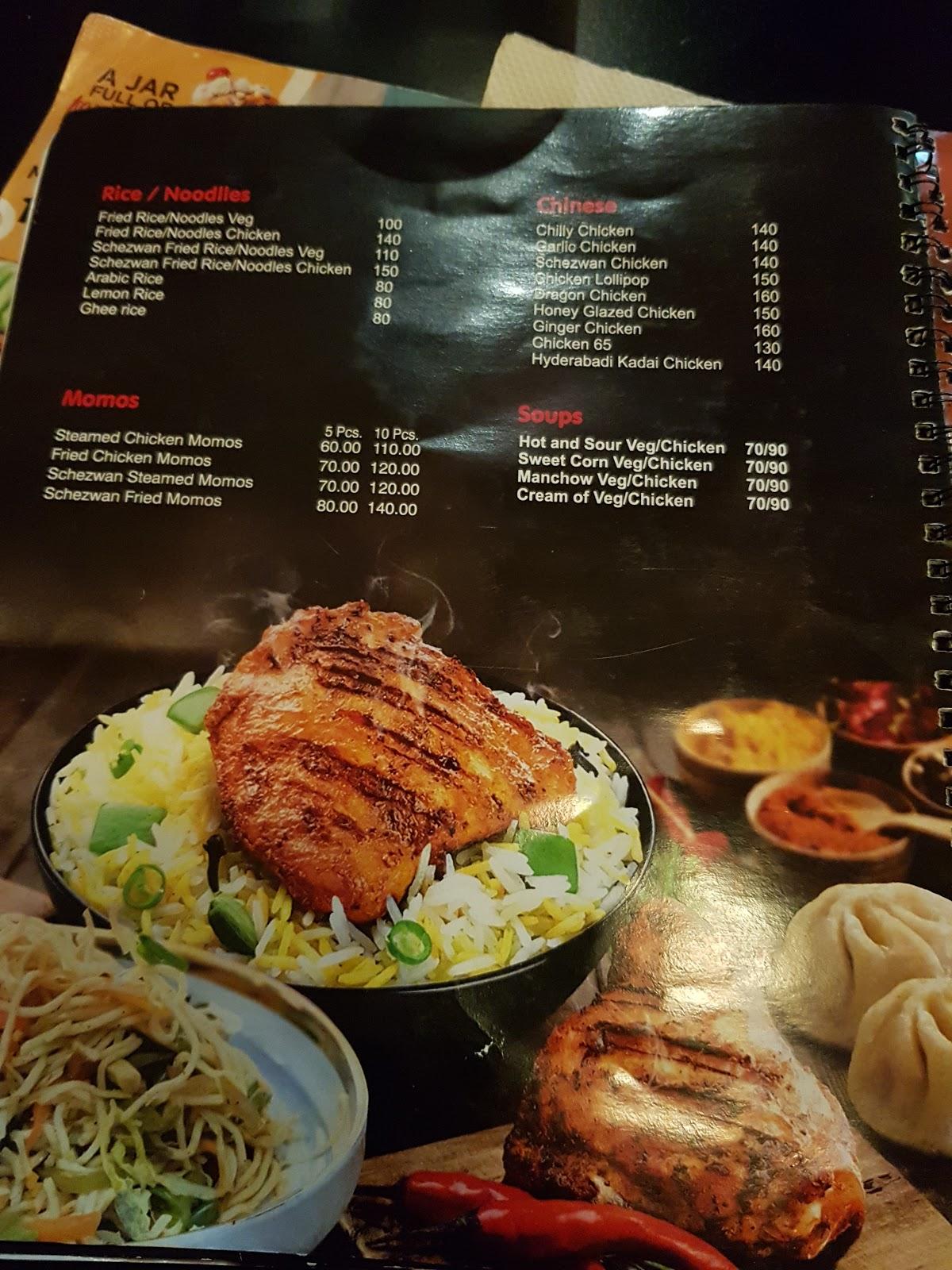 Menu at Arabian shake cafe - Gen Hosp Junction, Alappuzha