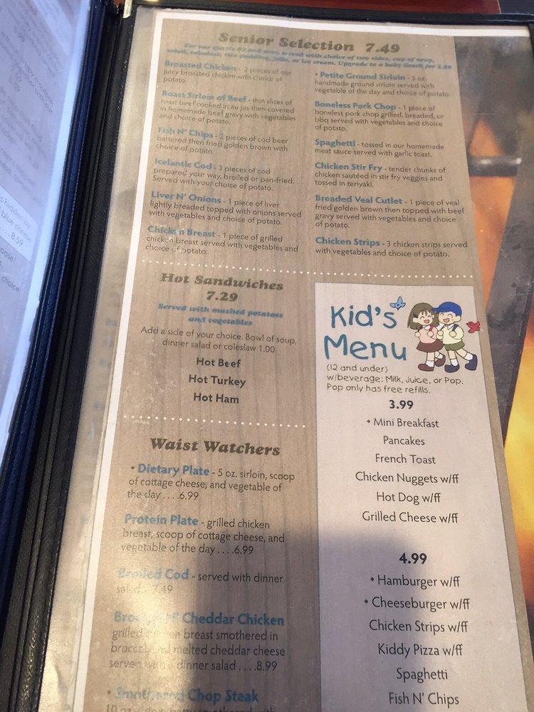 Menu at Silver Grill Family Restaurant, Imlay City