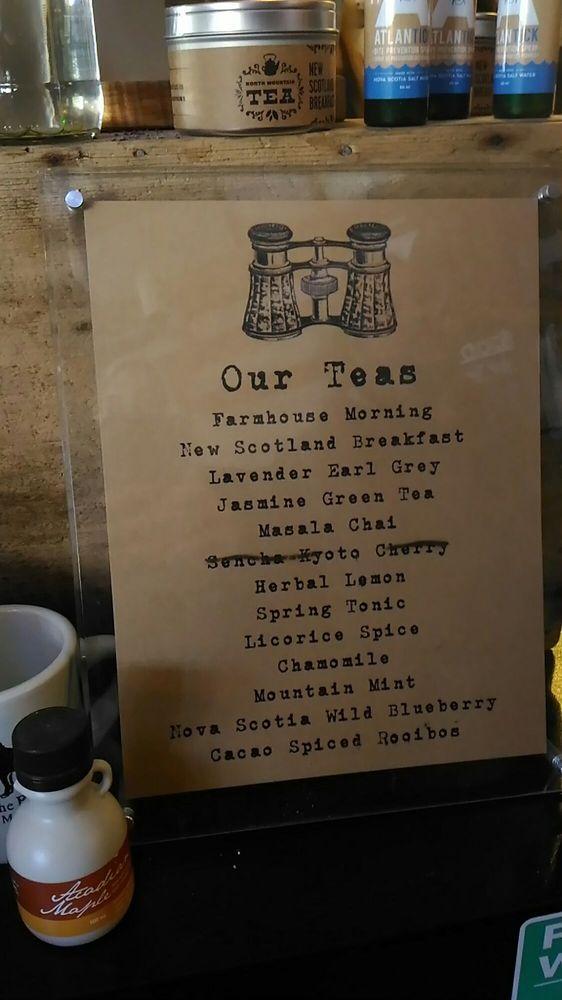 Menu at The Barn Coffee & Social House, Mahone Bay