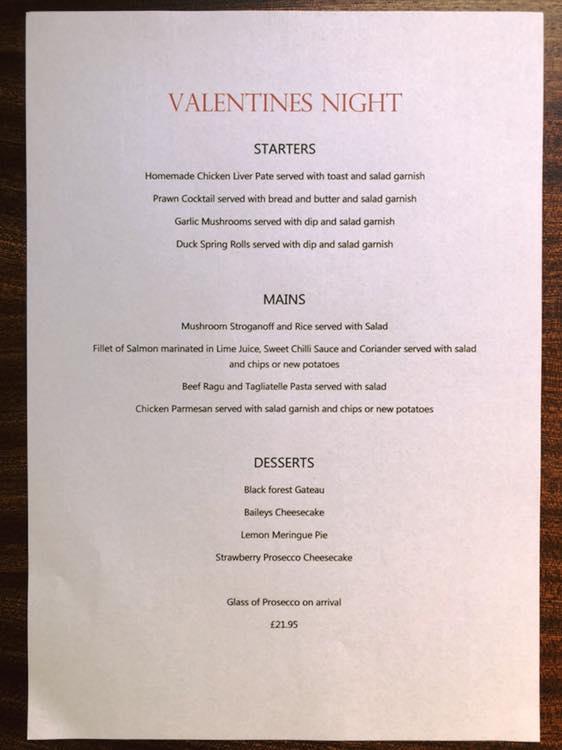 Menu at White Horse Exning pub & bar, Newmarket