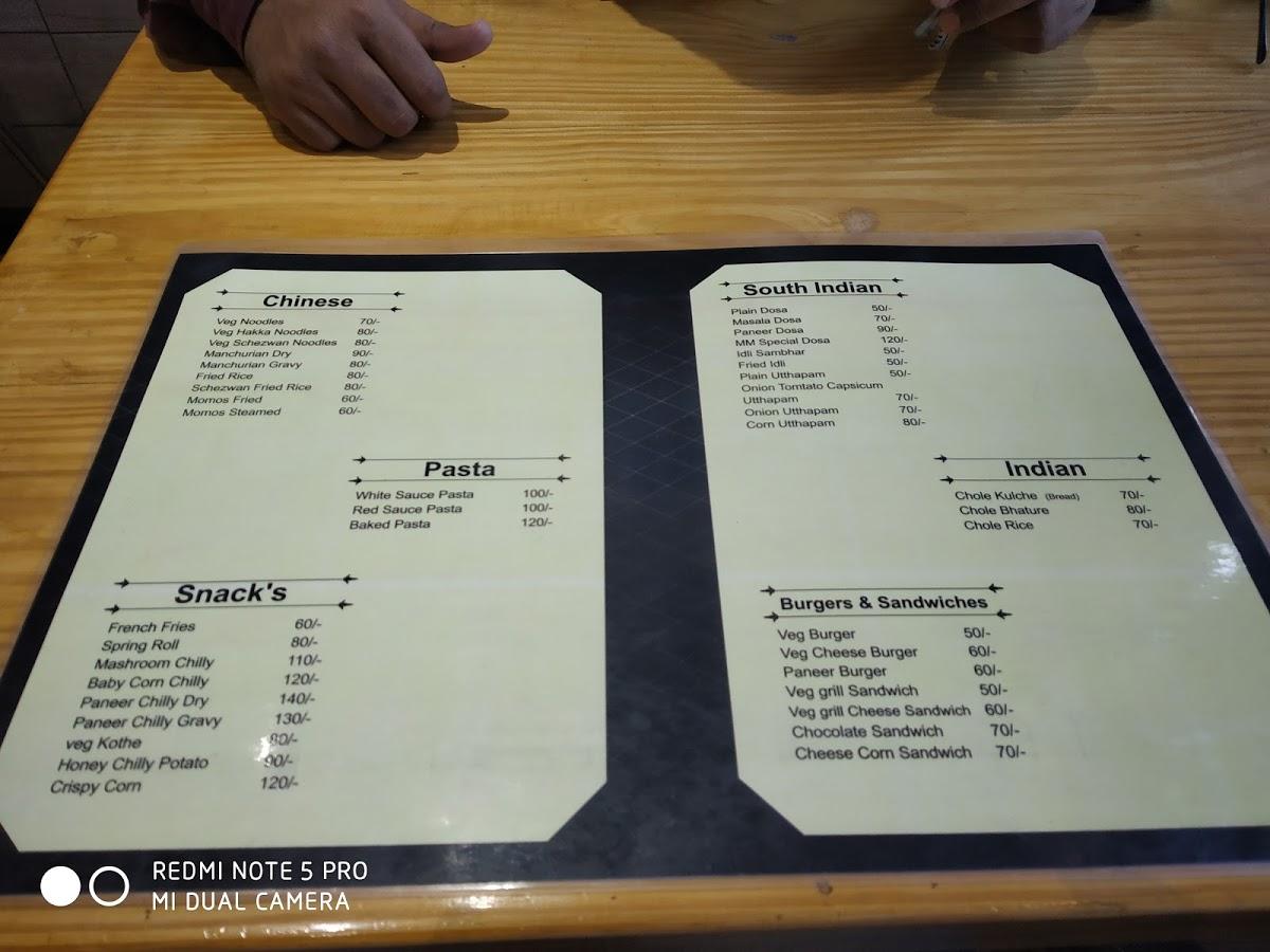 Menu at Mango Mania Restaurant, India