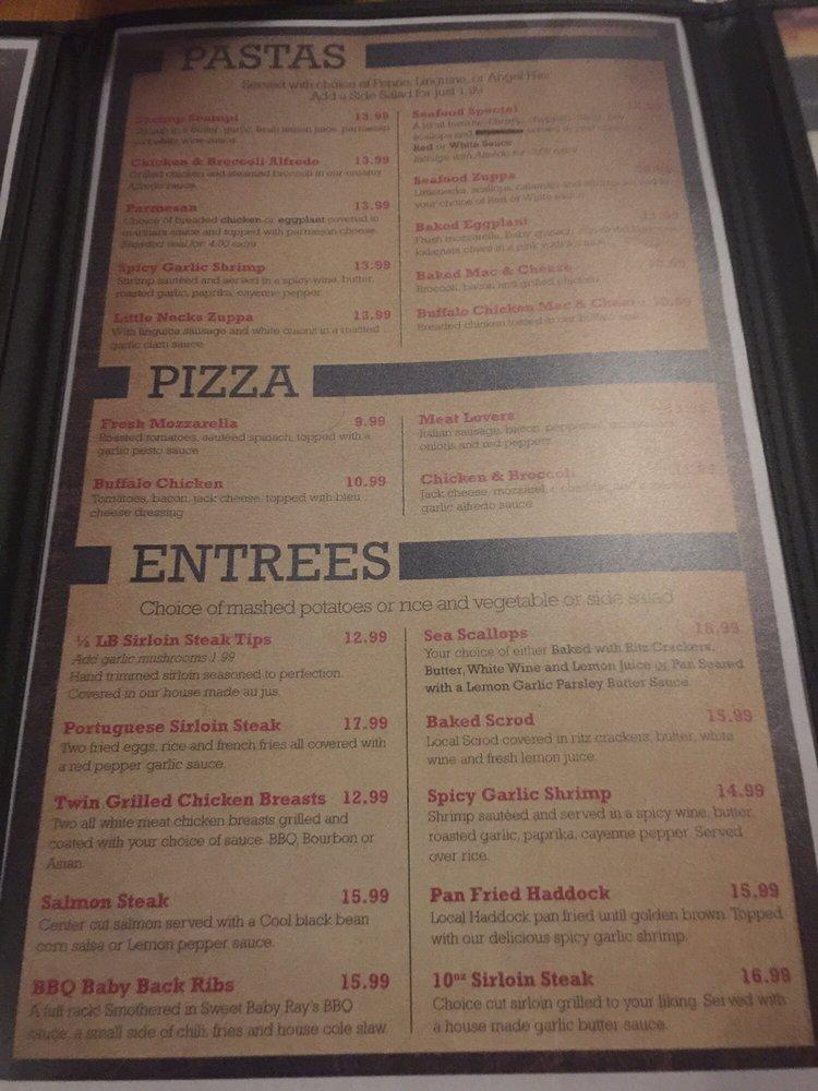 Menu at Red Bridge Tavern pub & bar, East Providence