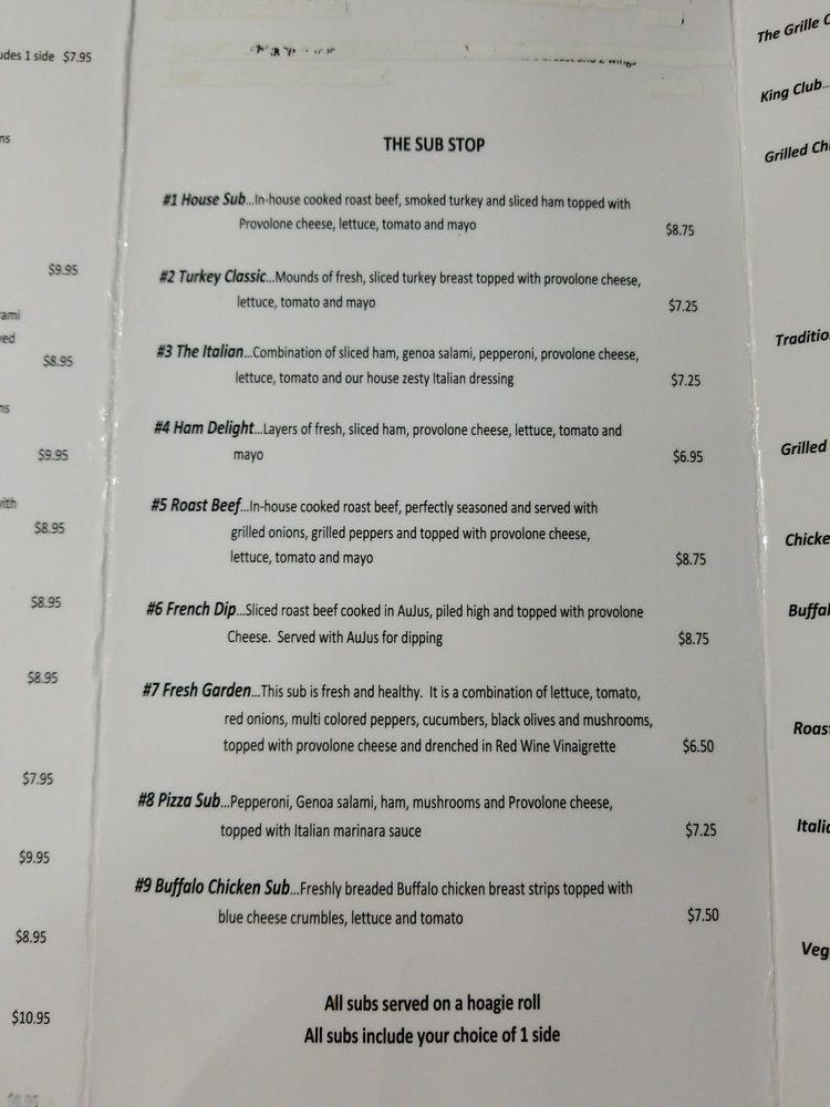 Menu at Haile Street Grill cafe, Camden