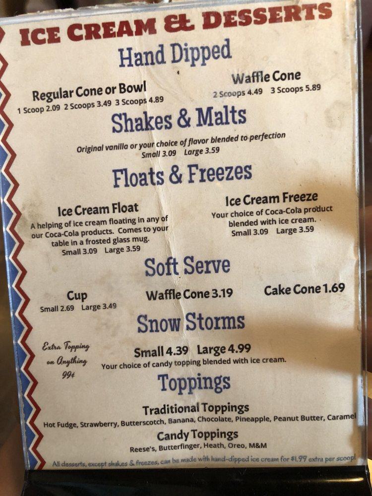 Menu at Blue Diamond Cafe, Morrilton, E Harding St