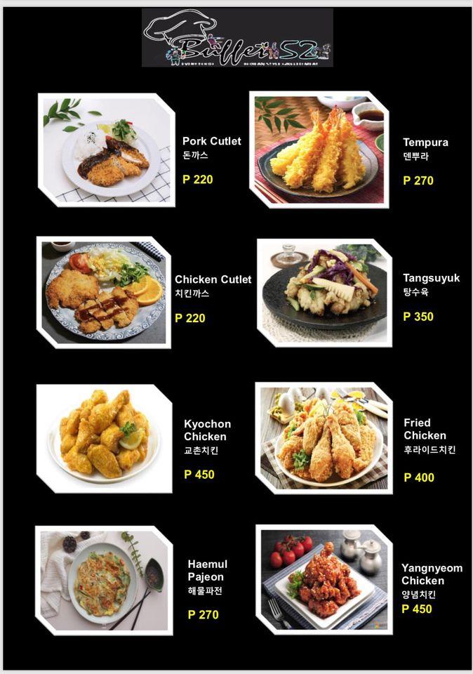 Carta del restaurante Buffet 52, Dávao
