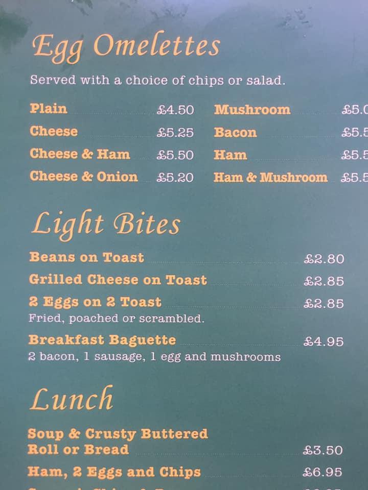 Menu at The Greedy Chef restaurant, Basildon, Pound Ln