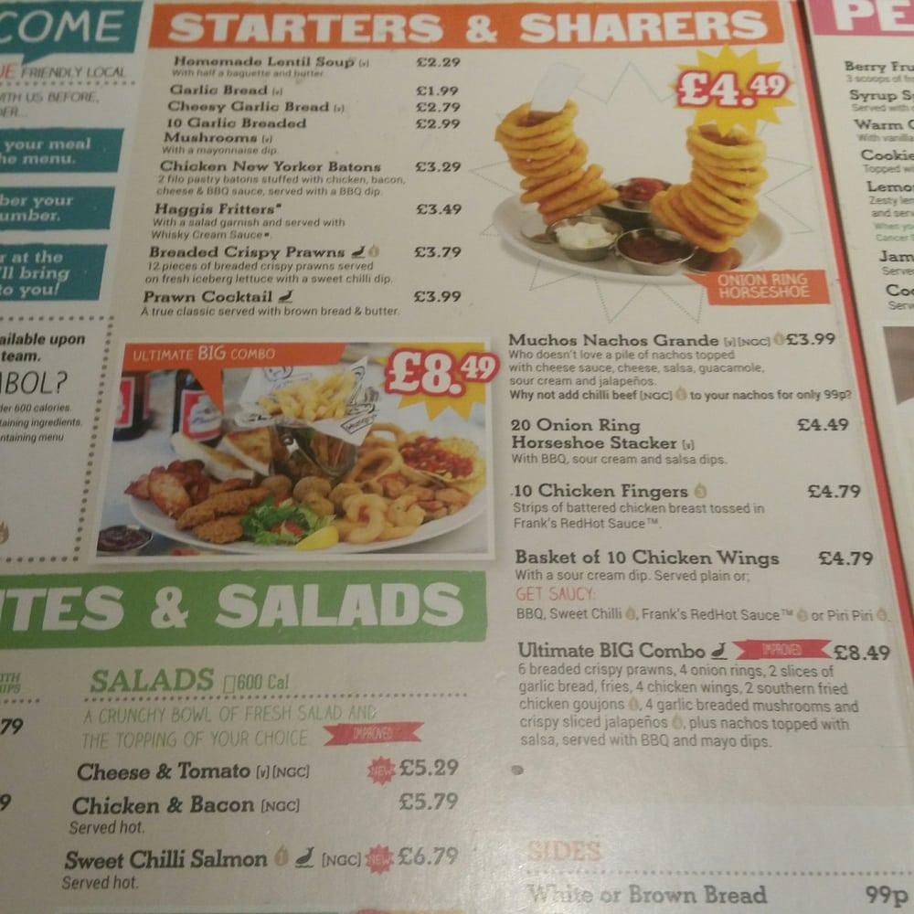 Menu at The Titan pub & bar, Glasgow, Great Western Rd