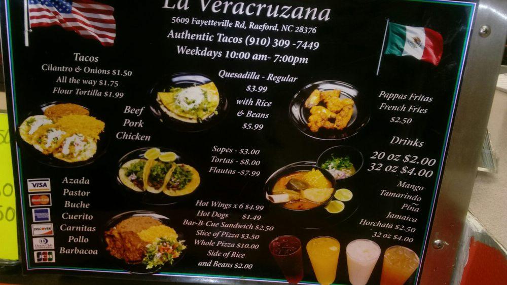 Carta del restaurante Authentic Tacos La Veracruzana, Rockfish