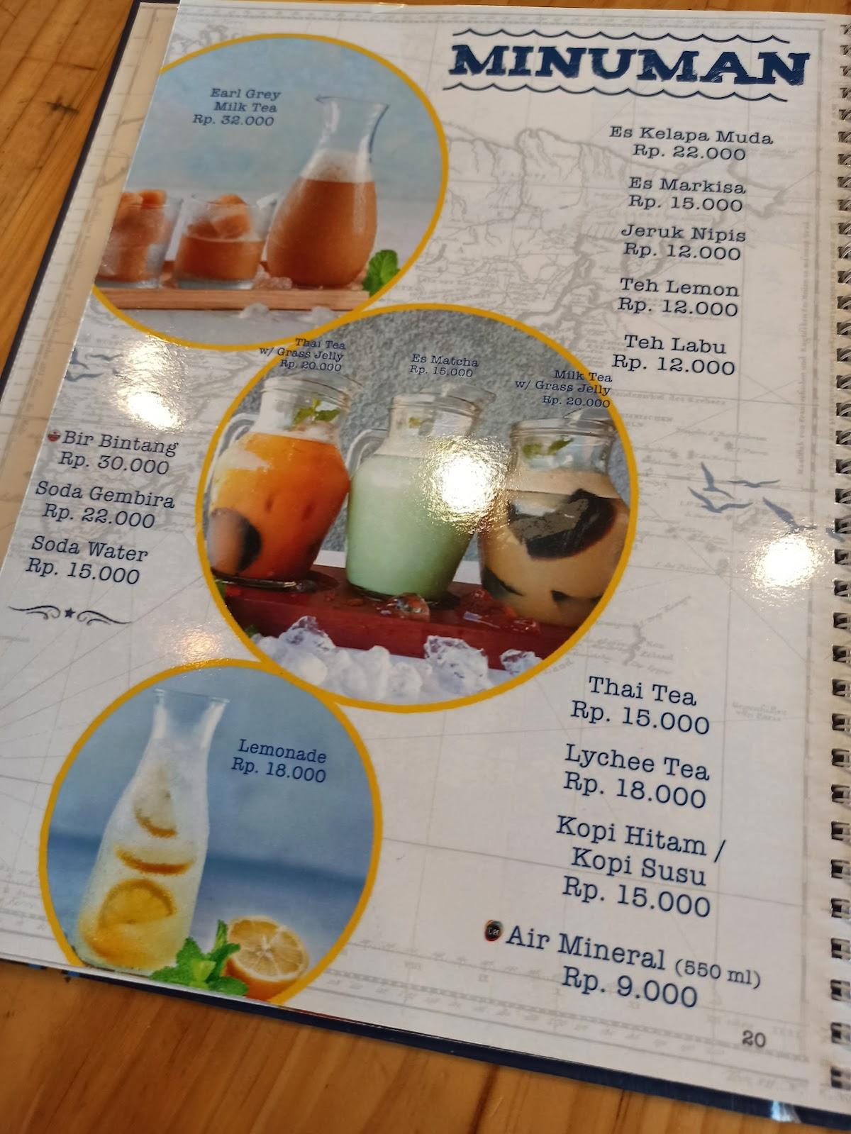 Menu at Daun Lada restaurant, Surabaya, Tunjungan Plaza 6