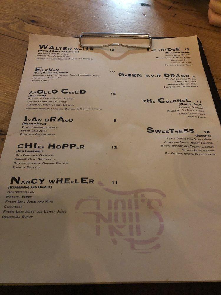 Menu at Holt's pizzeria, Park Ridge