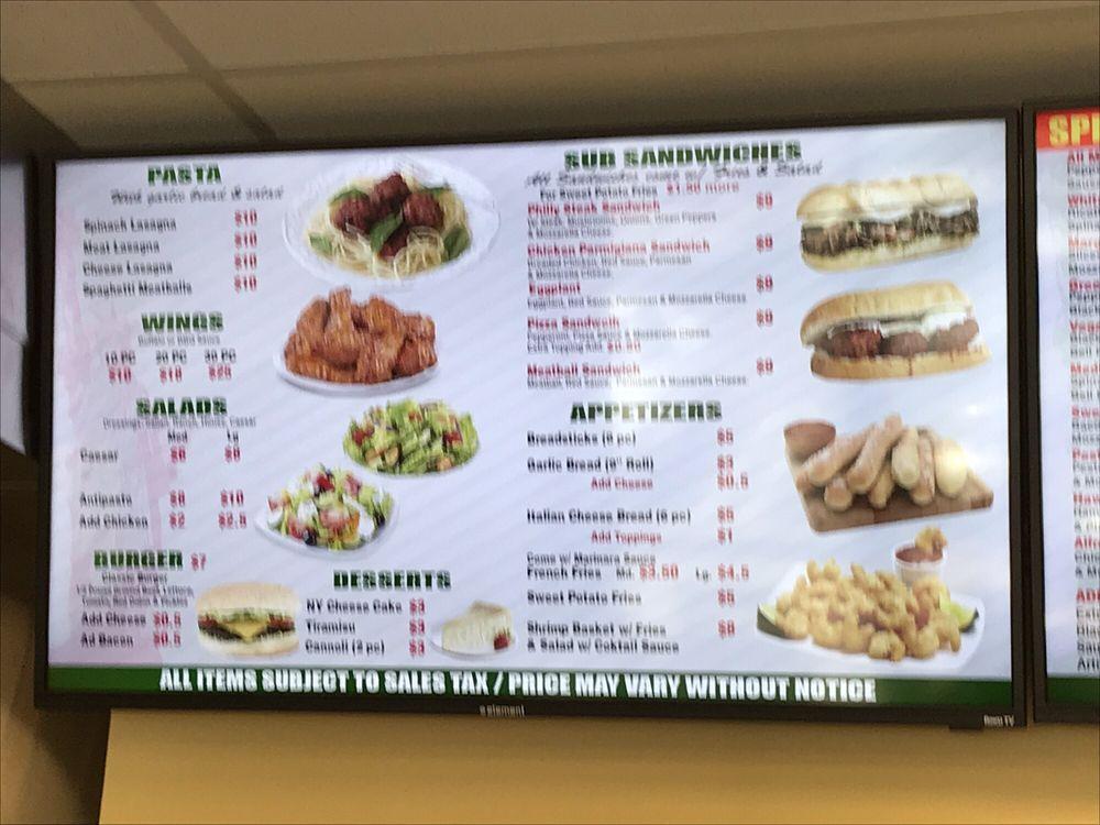 Menu at Giant New York Pizza pizzeria, Poway, Stowe Dr STE 108