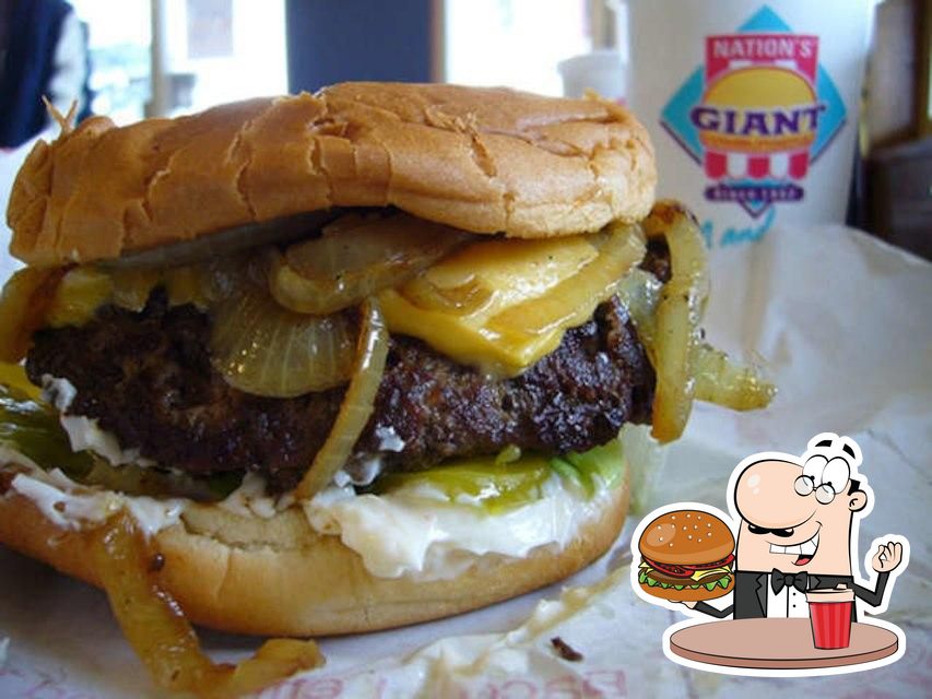 Nation's Giant Hamburgers & Great Pies, 5213 Mowry Ave in Fremont ...