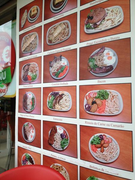Menu at Ramos Café - Maria Manuela de Sousa Moreira Ramos, Paredes