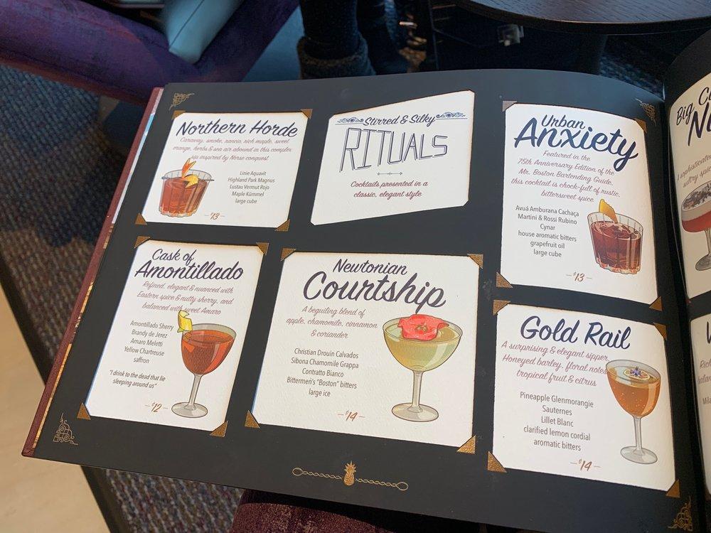 Menu at Little Rituals pub & bar, Phoenix