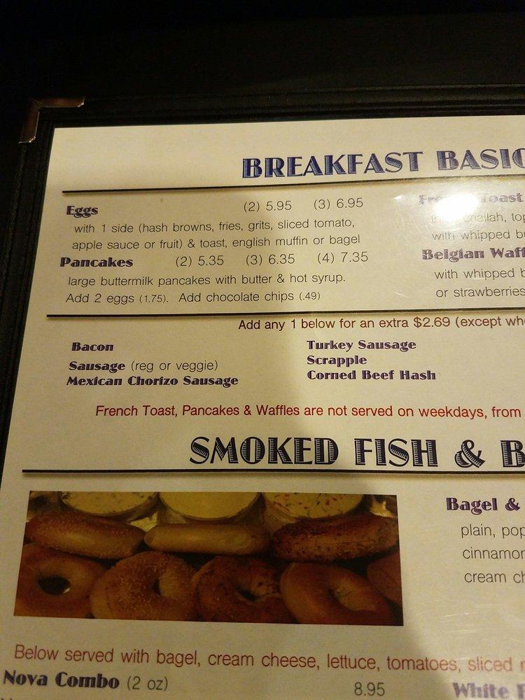 Menu at Parkway Deli & Restaurant, Silver Spring