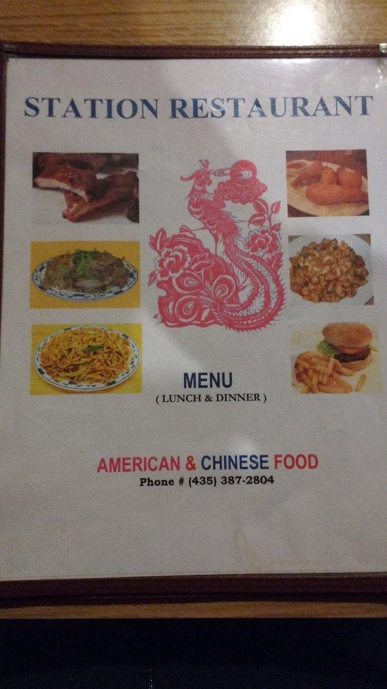 Menu at The Station Restaurant, Milford