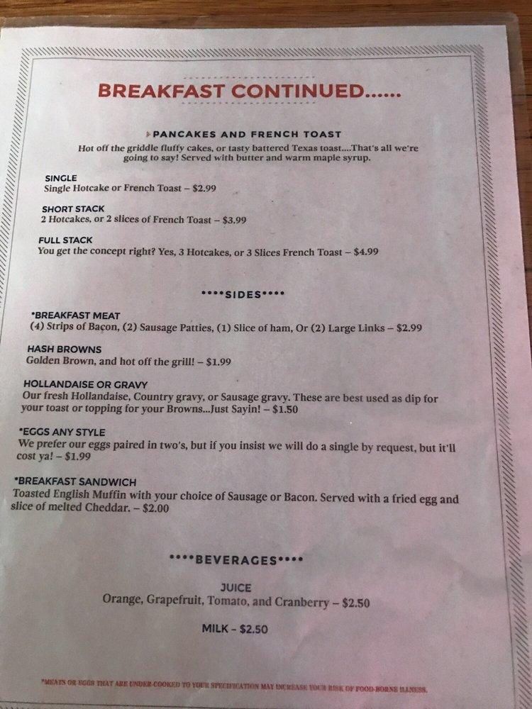 Menu at Flying Boots & Wings pub & bar, Tacoma