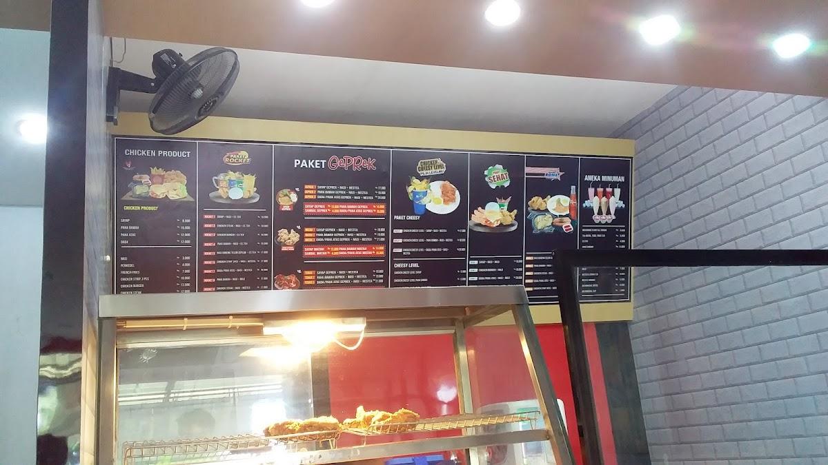 Menu at ROCKET CHICKEN ALUN ALUN TEGAL restaurant, Tegal
