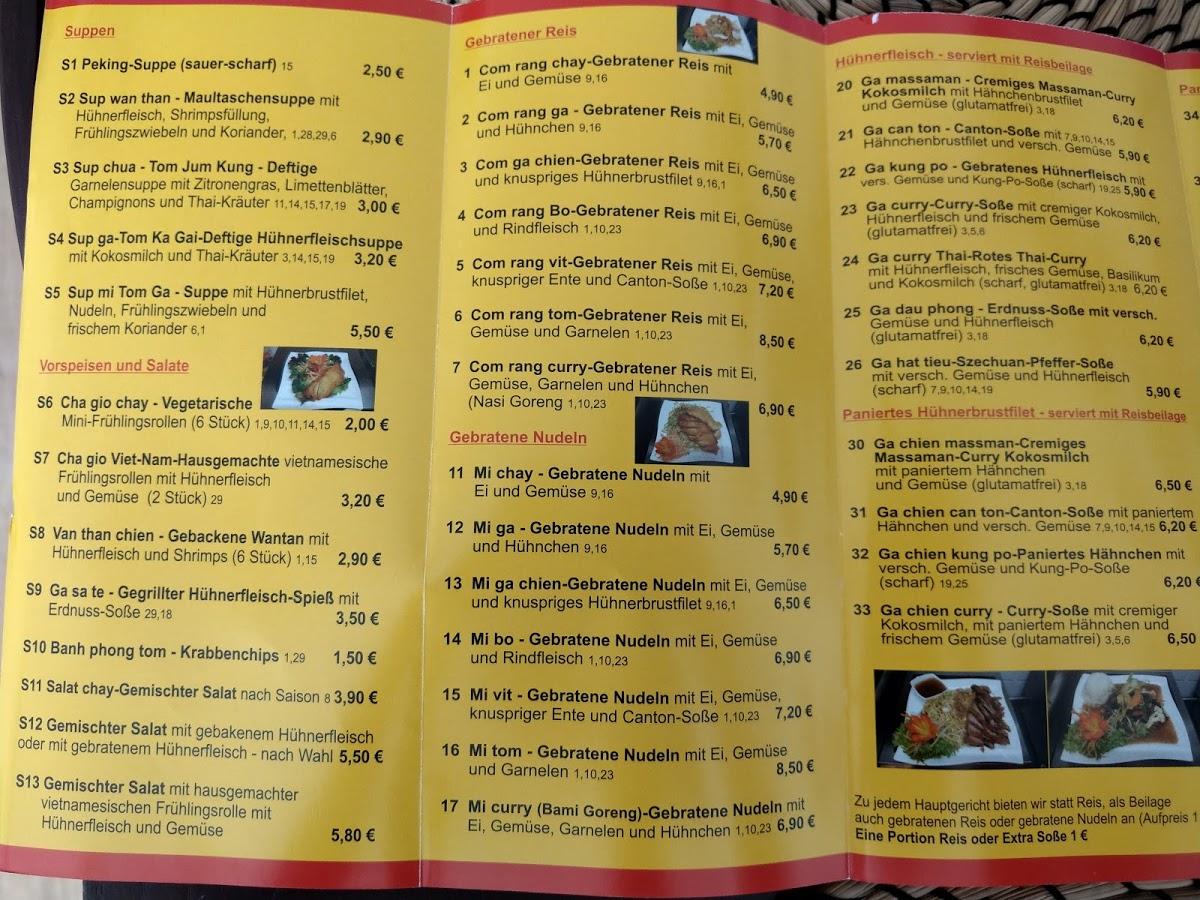Speisekarte von Asia Golden Rice restaurant, Kaufbeuren