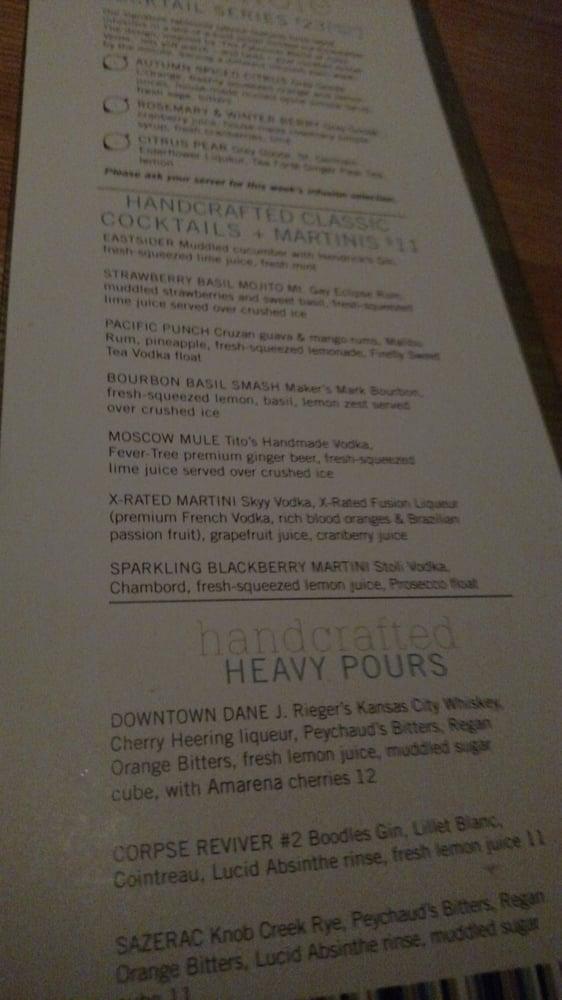 Menu at Bristol Seafood + Steak + Social pub & bar, Kansas City, 51 E ...