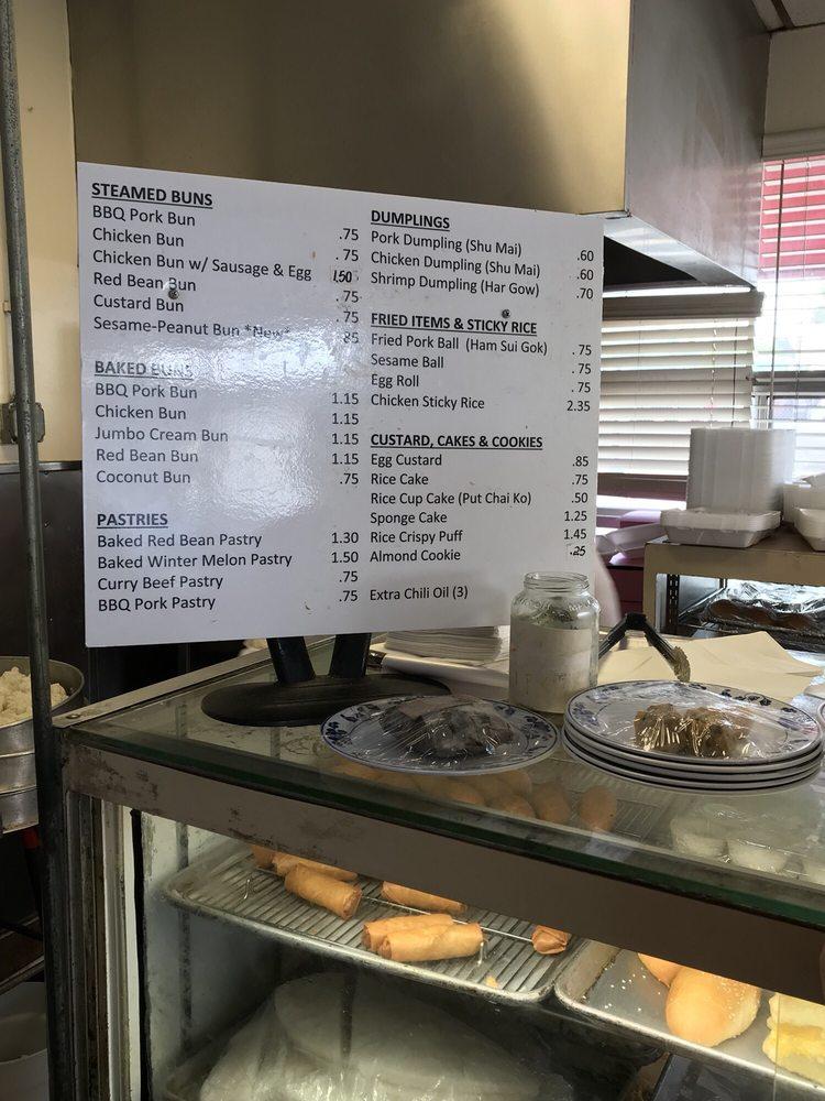 Menu at Won Kok Restaurant, Los Angeles