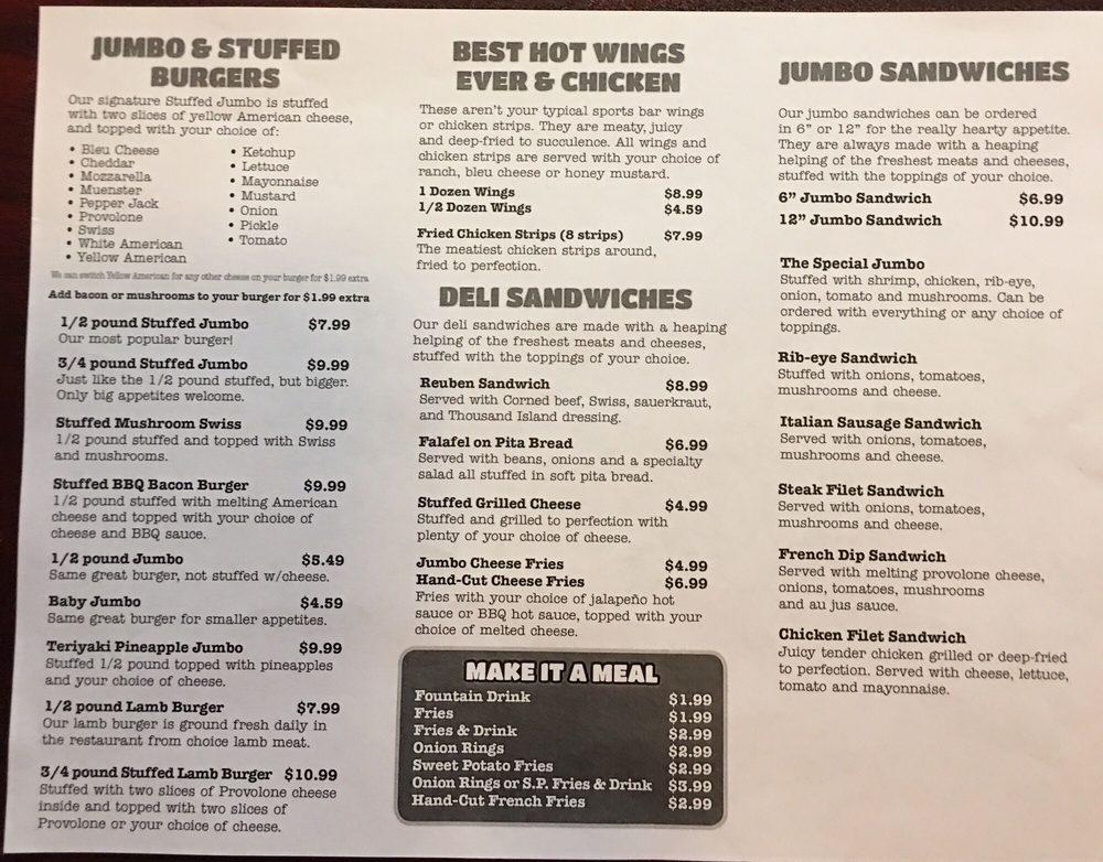 Menu at Jumbo & Delicious restaurant, Hendersonville, Imperial Square ...