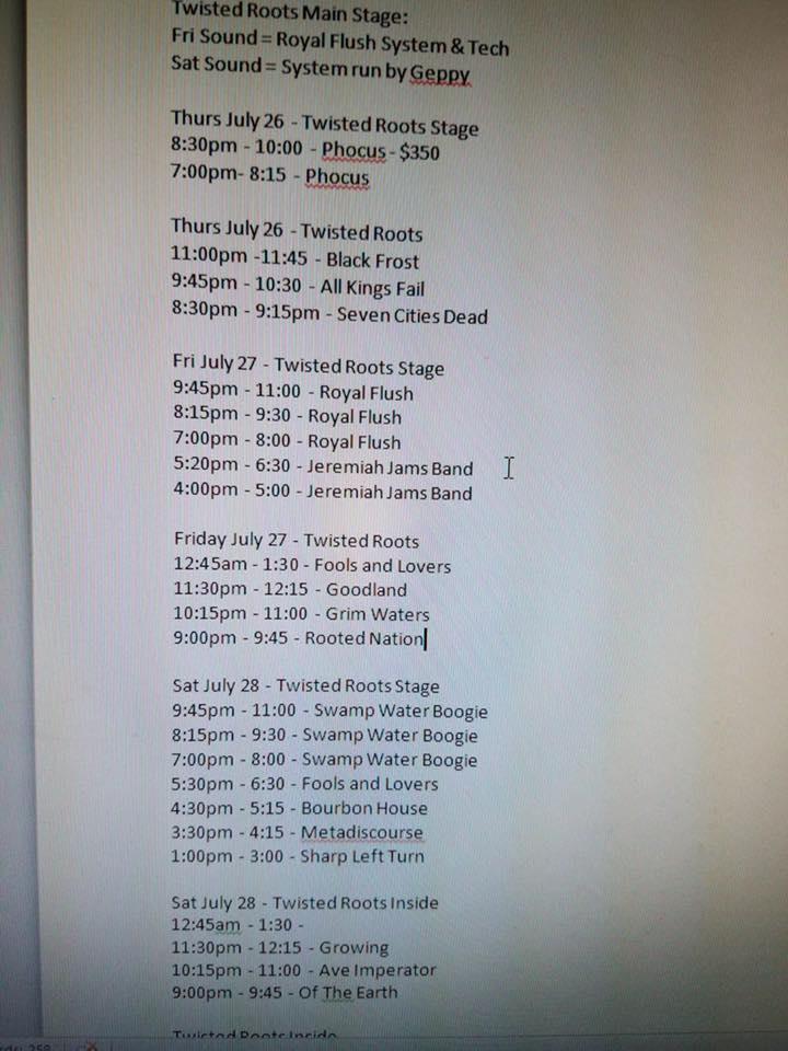 Menu at Twisted Roots pub & bar, Oshkosh