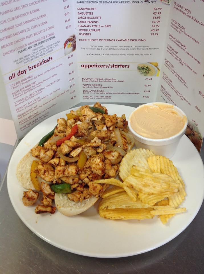 Menu at The Flamin Grill cafe, Carndonagh