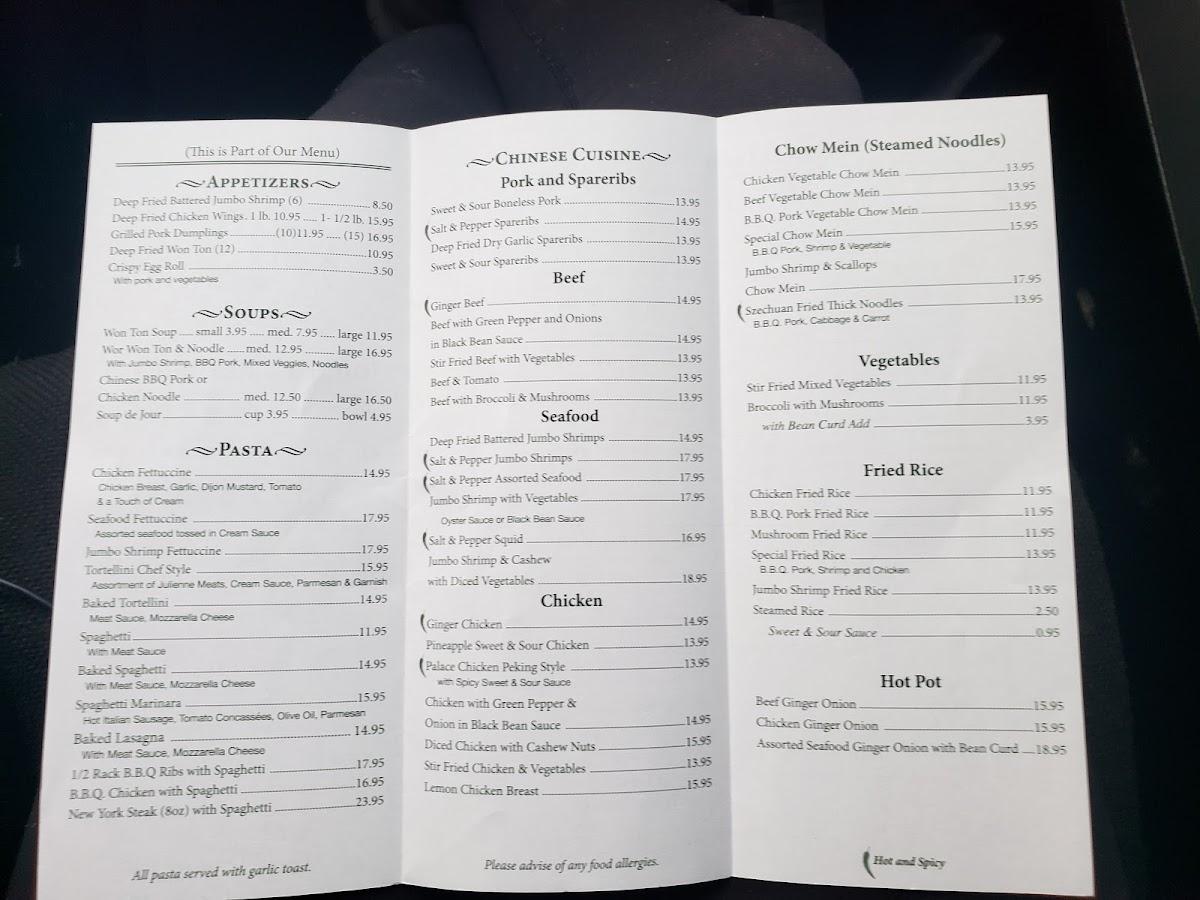 Menu at Johnny's Restaurant, Fort MacLeod