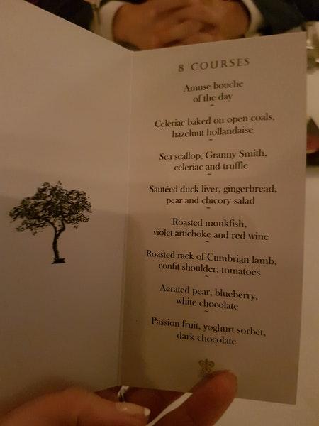 Menu at Midsummer House pub & bar, Cambridge, Midsummer Common