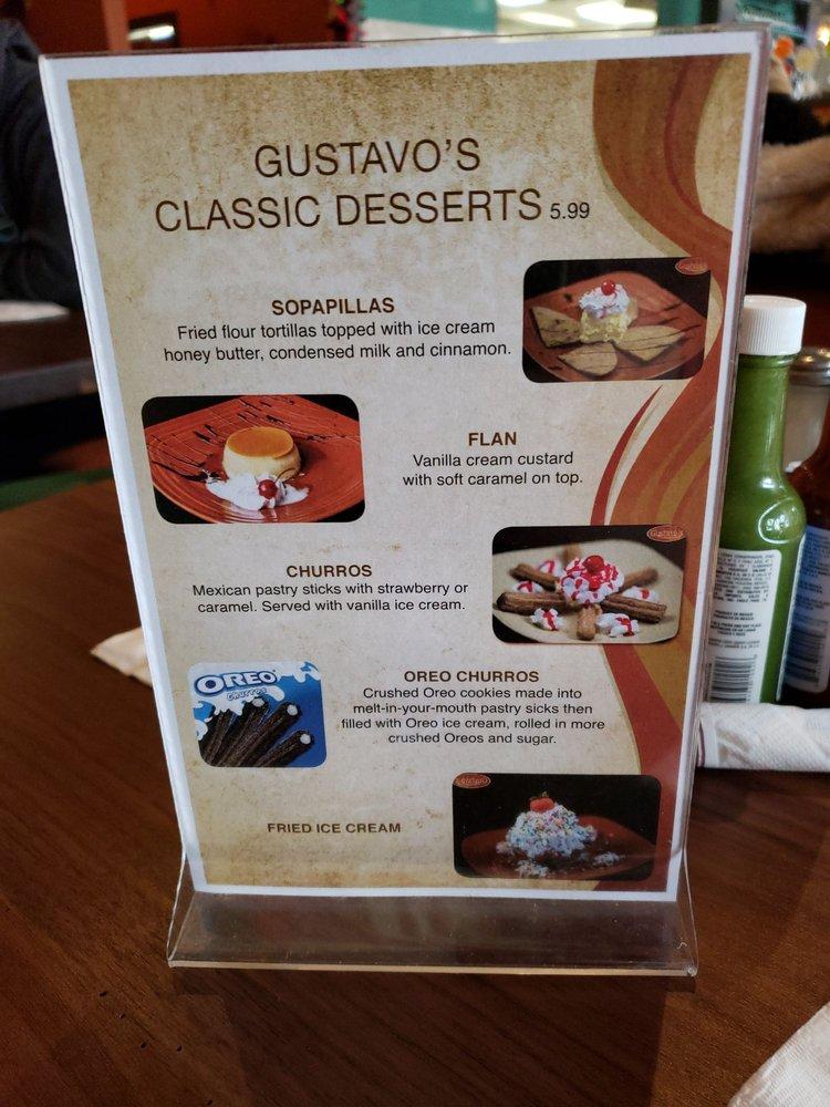 Menu at Gustavo's Mexican Grill - Norton Commons restaurant, Prospect