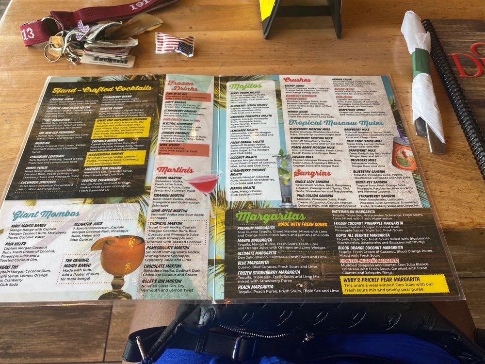 Menu at Dukes Bar & Grille, Mechanicsburg