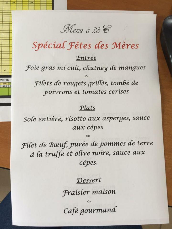 Menu au Il Téatro restaurant, Gruissan