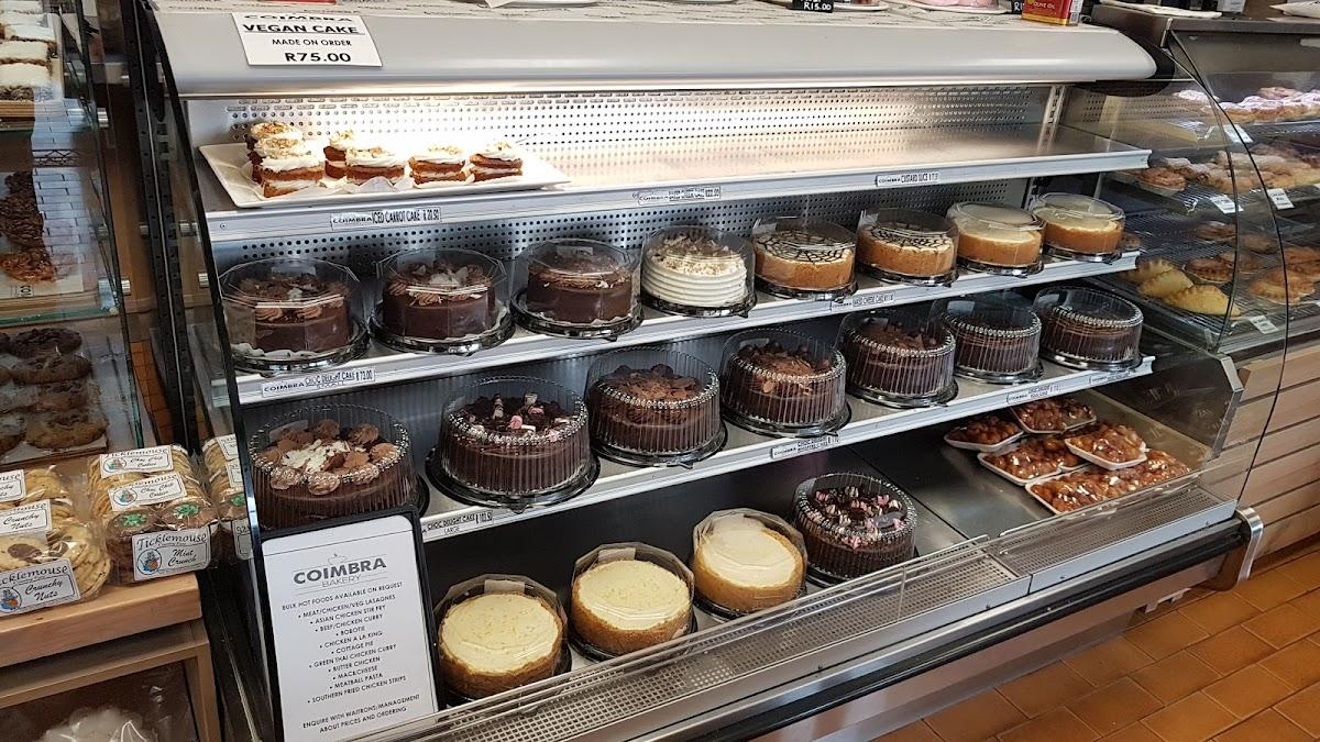 Menu at Coimbra Bakery., Cape Town