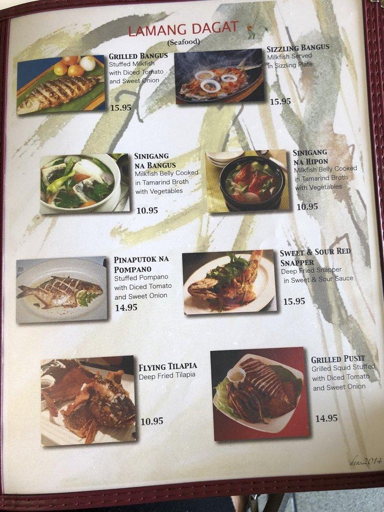 Menu at Manila Grill And Bbq, Pembroke Pines