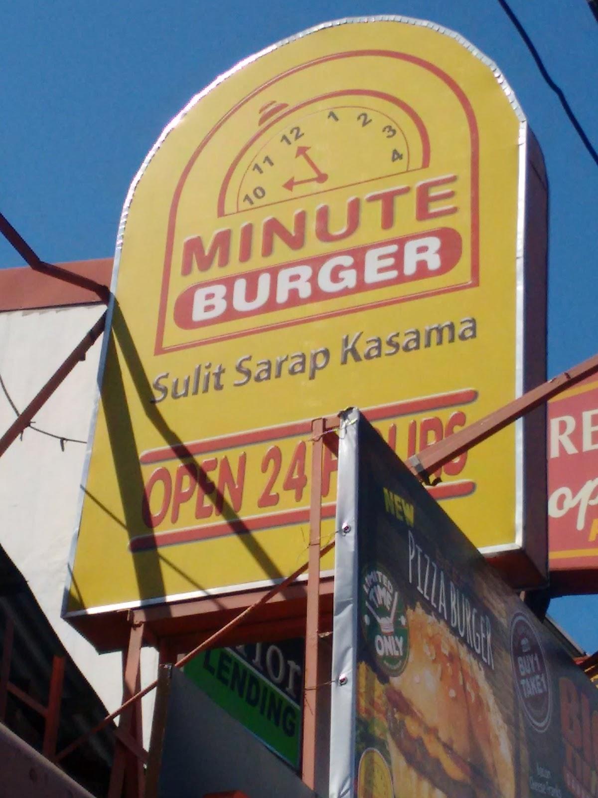 Minute Burger Katapatan, Cabuyao - Restaurant menu, prices and reviews