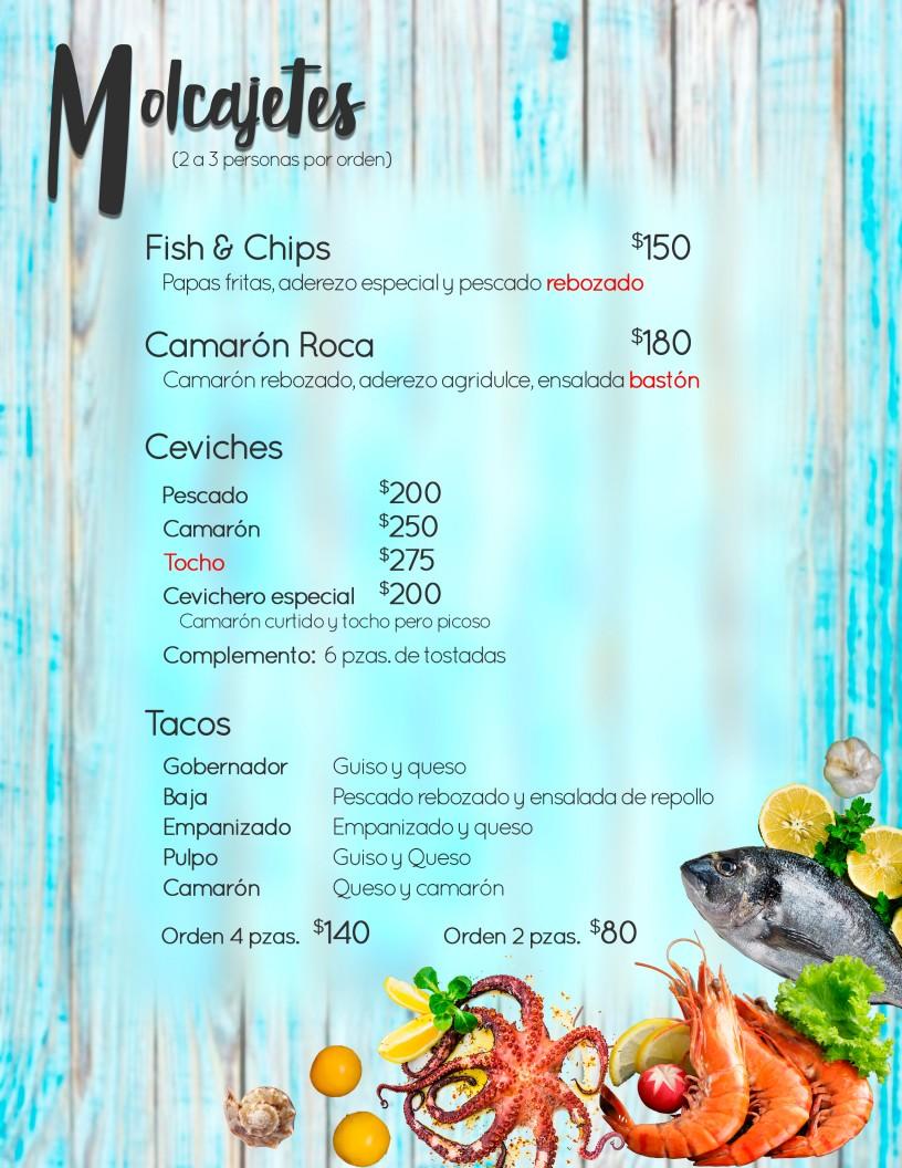 Carta de CEVICHERO MTY Raw Bar & Seafood, Monterrey