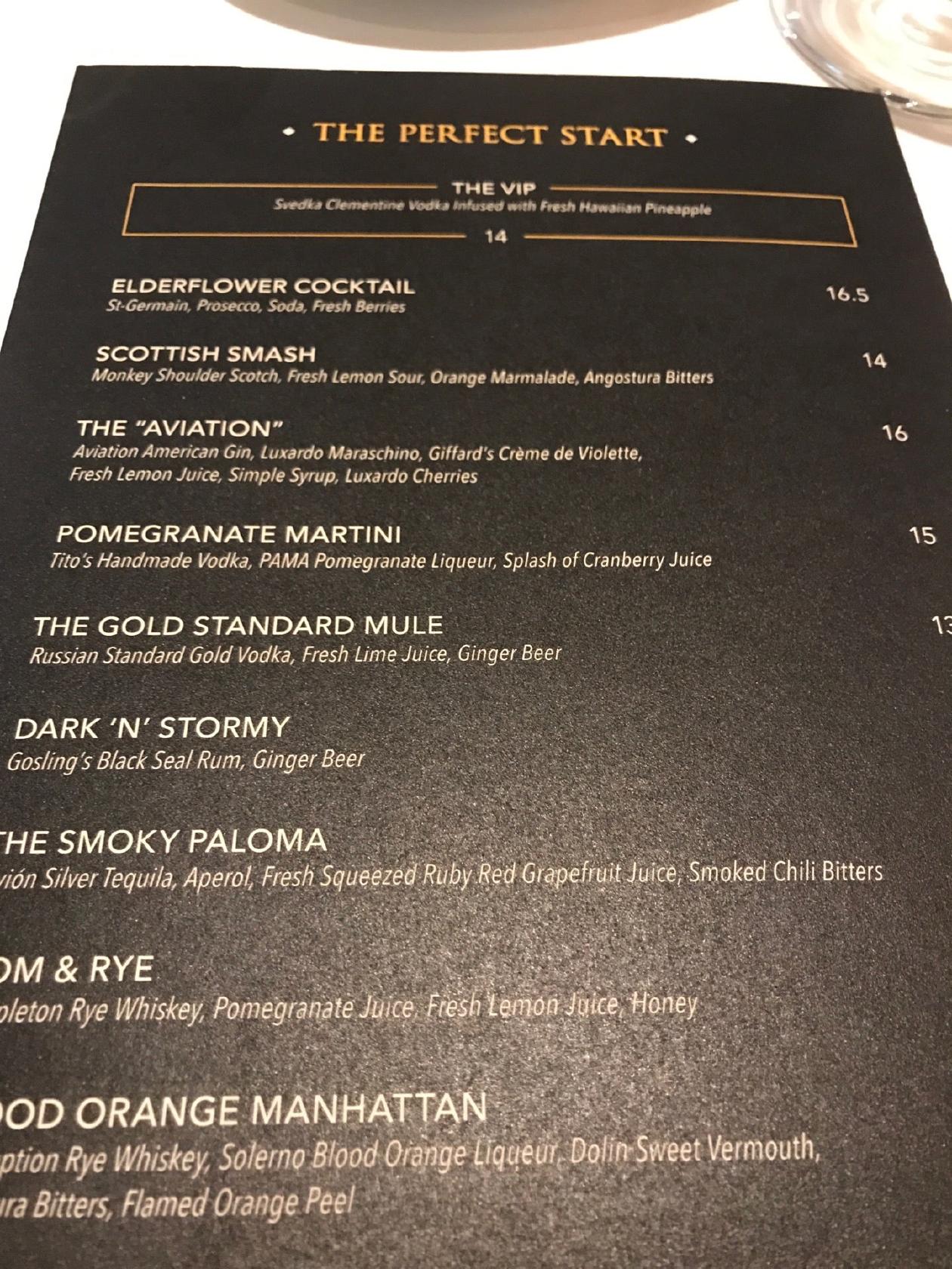 Menu at Del Frisco's Double Eagle Steakhouse, Plano, Legacy Dr Suite A120
