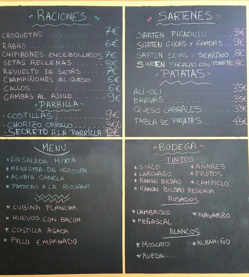 Menu at Restaurante - Parrilla El Fabiola, Panes